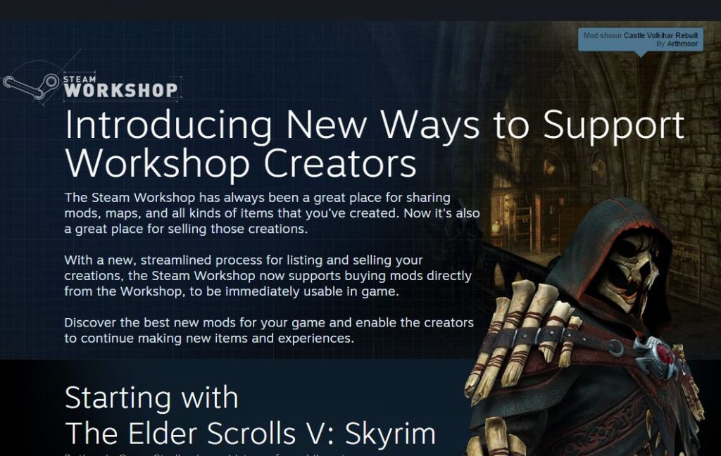 Steam: Aus die Maus - Valve rudert bei Bezahloption für Mods wieder zurück