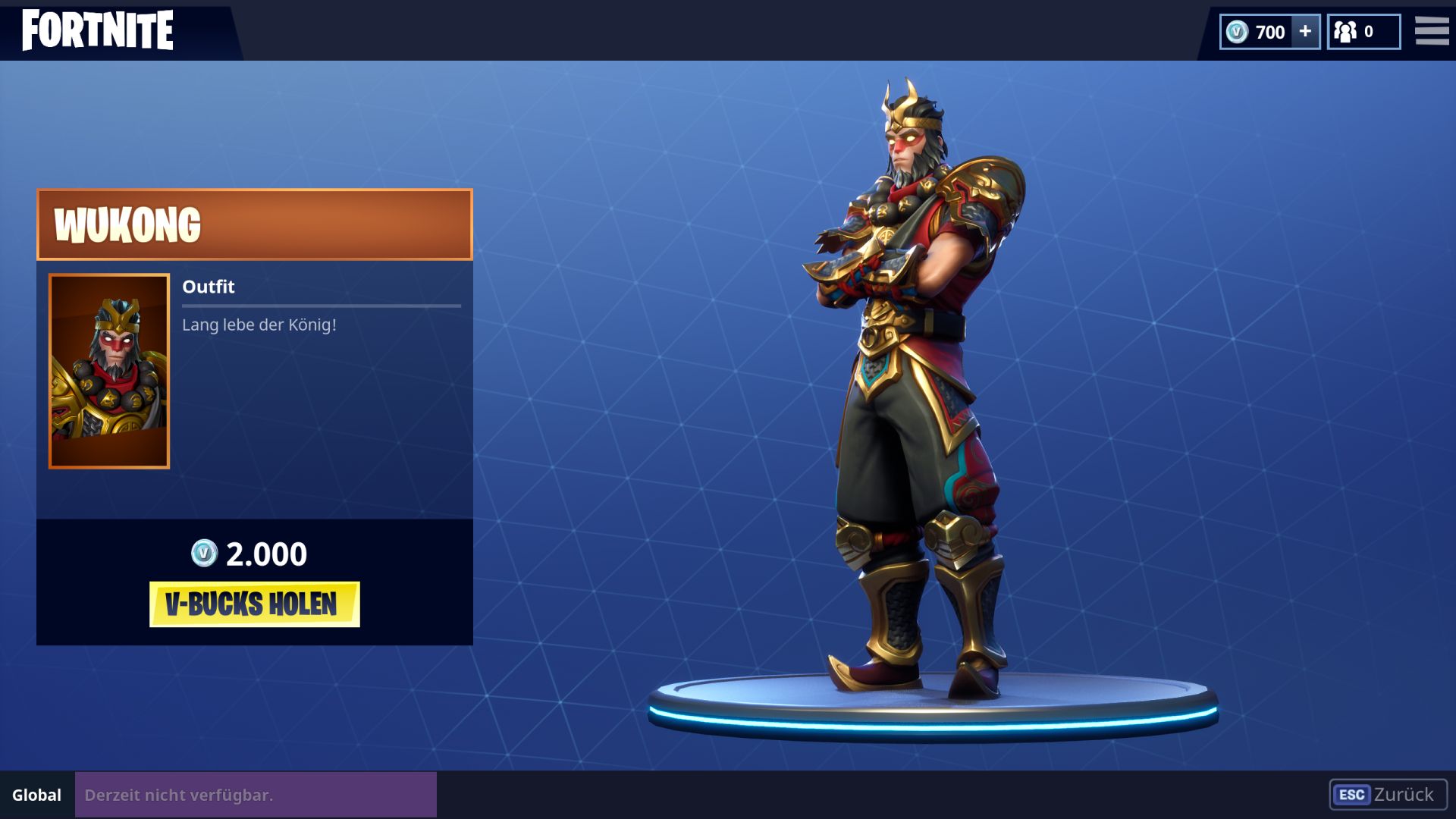 Fortnite: Battle Royale macht euch mit neuem Wukong-Skin zum Affen!