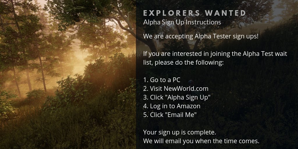 MMORPG New World zeigt endlich mal mehr als Wälder