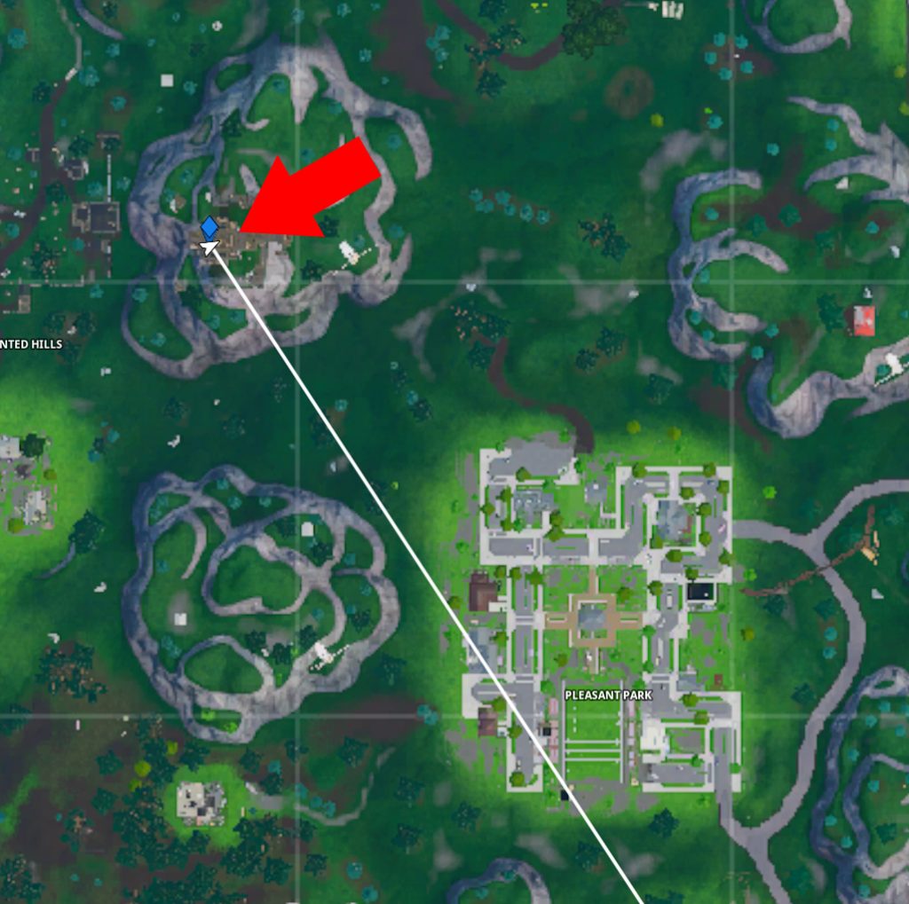 Fortnite: Fortbyte #50 findet ihr nachts in diesen Burgruinen - Fundort