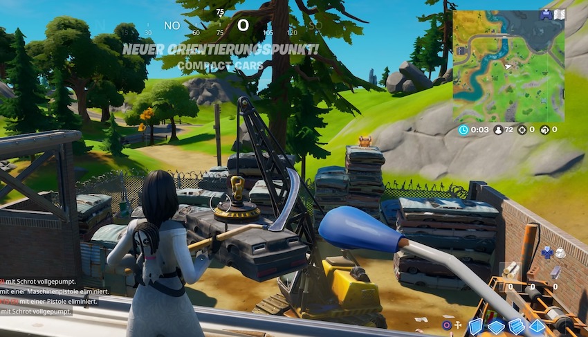 Fortnite: Hier findet und tanzt ihr bei Compact Cars in einer Minute