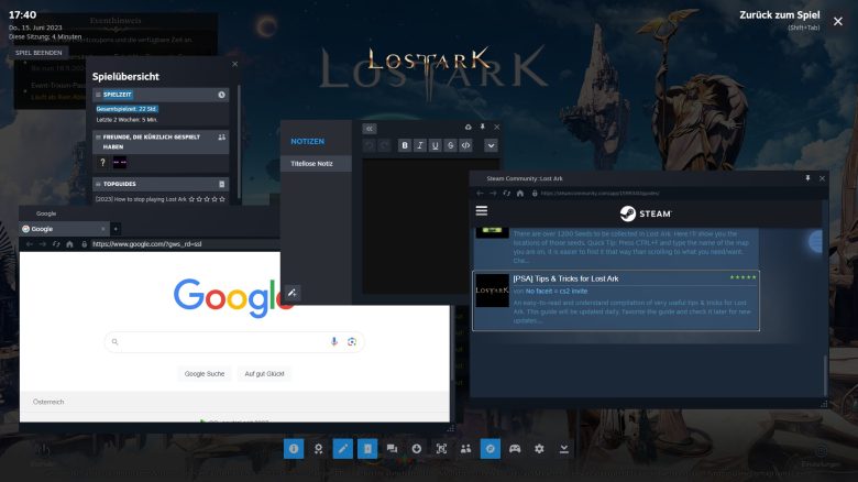 Steam has a new feature since today: You can now watch movies while gaming
