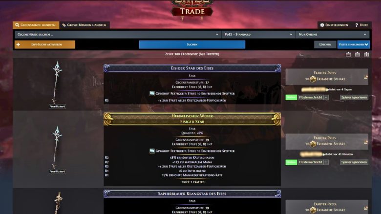 Path of Exile 2 Trade und Markt: So bekommt ihr eure Wunsch-Items ohne ...