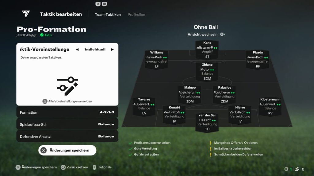 EA FC 25 Taktik Codes nach dem Patch: Profi zeigt starke Formation mit ...