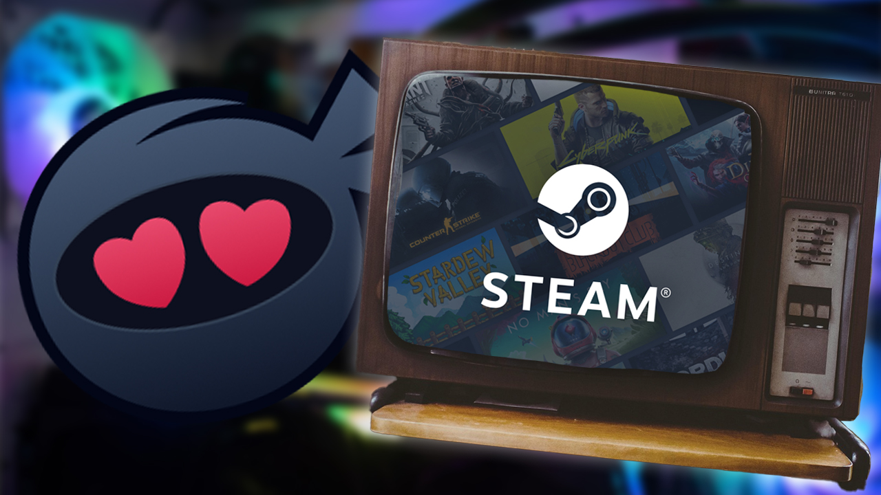 With a small device, I comfortably play my Steam games on the sofa ...